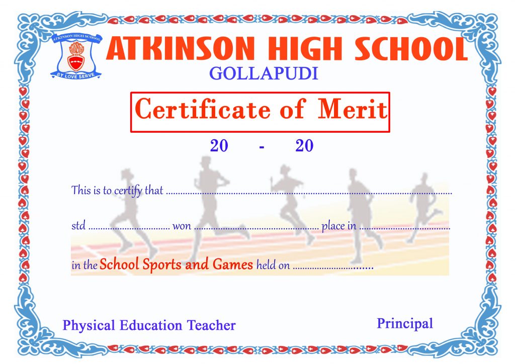 Sports & Games – ATKINSON HIGH SCHOOL, GOLLAPUDI